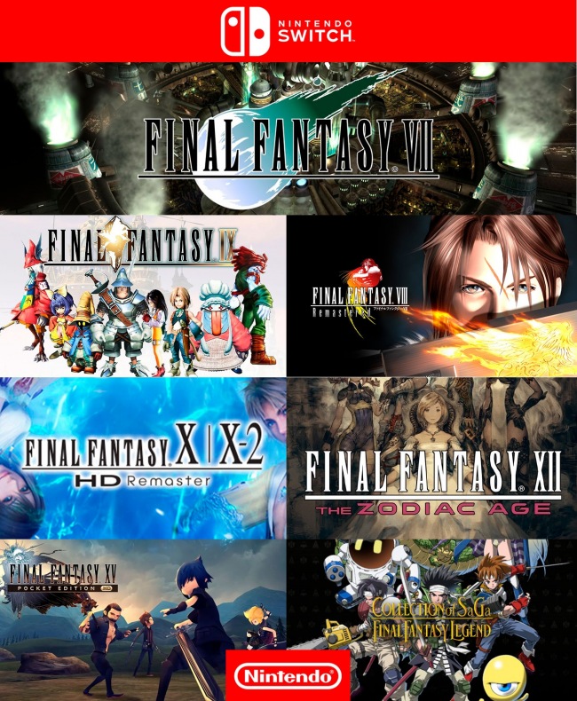 7 en 1 Final Fantasy Pack - Nintendo Switch | Juegos Digitales Puerto Rico | Venta de juegos ...